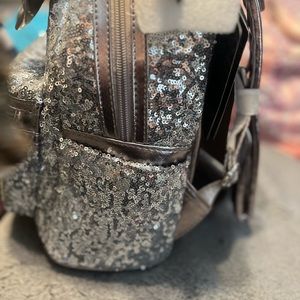 Loungefly | Bags | Loungefly Silver Sequin Minnie | Poshmark